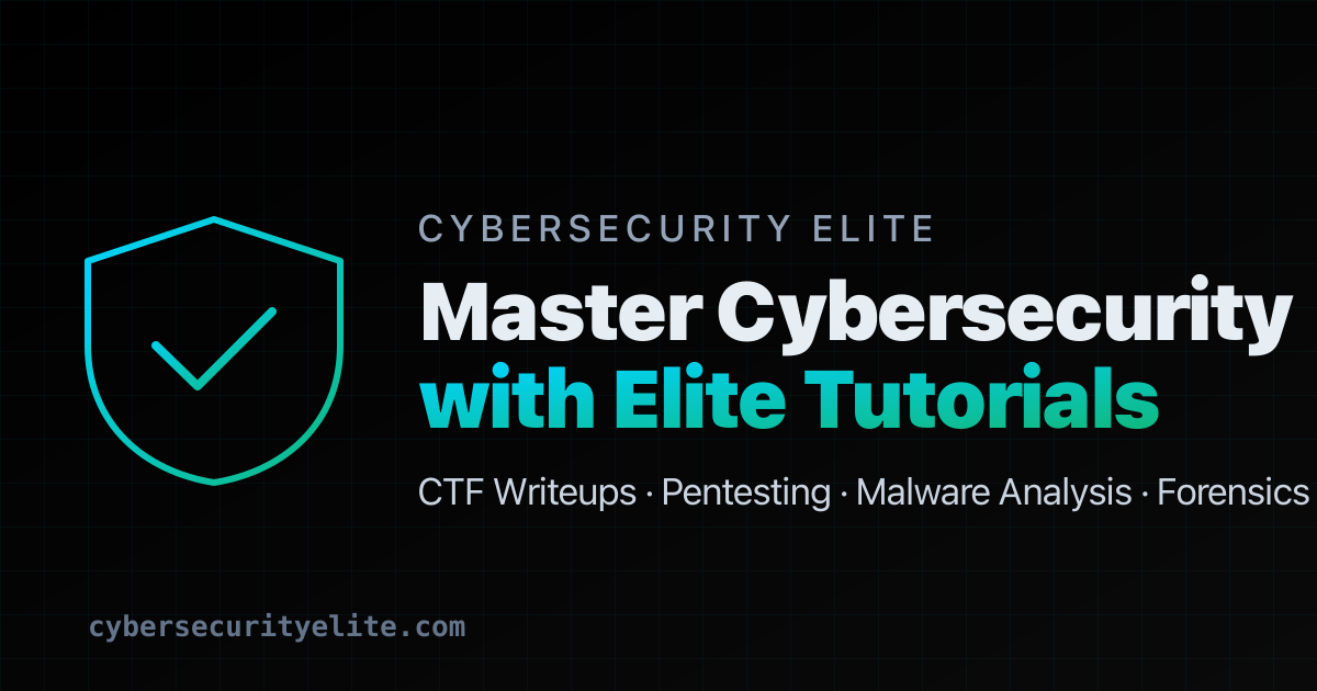 CTF Writeups | CyberSecurity Elite